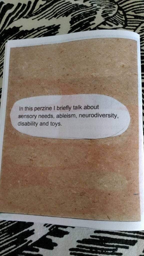 Sensory Toys: Zine About Autism Sensory Needs and Toys | Etsy