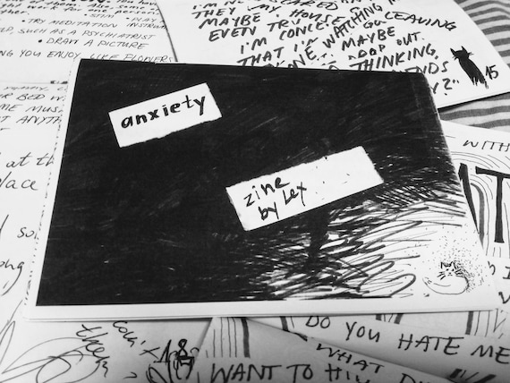 Anxiety : zine | Etsy