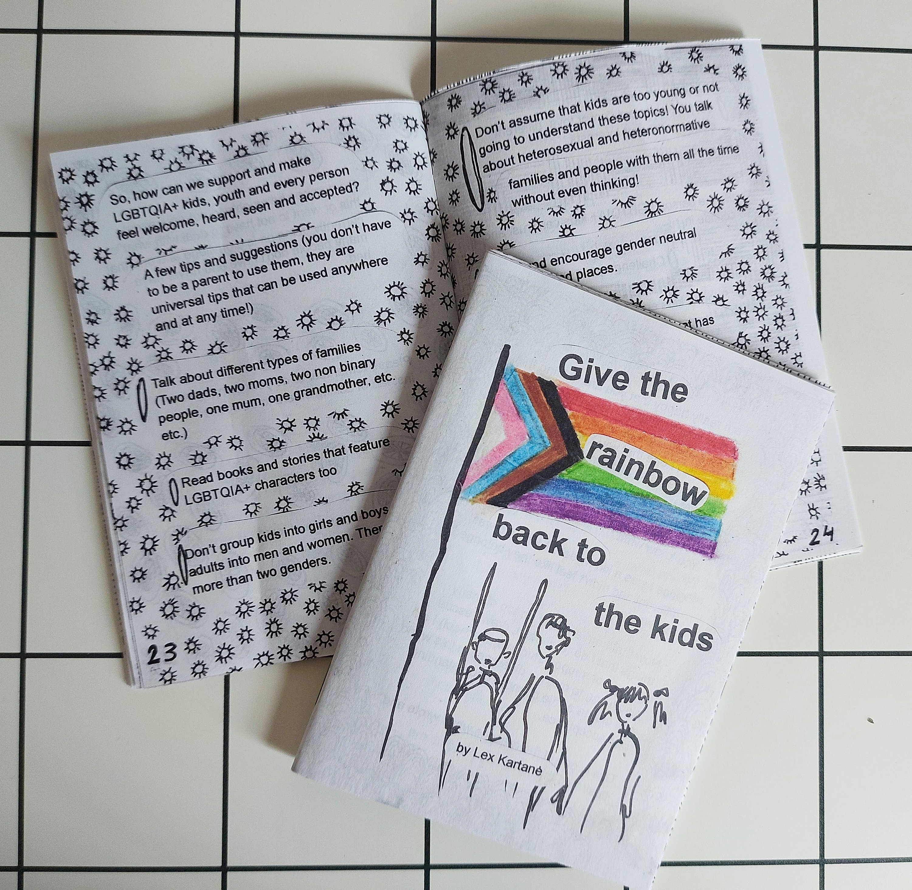 Zine: Give The Rainbow Back To The Kids | Etsy