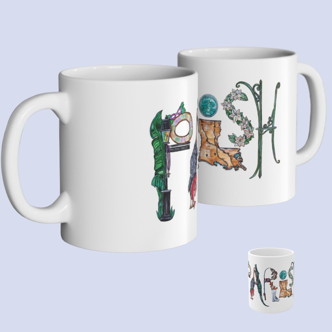 Parish Ceramic Mug With Handle, Coffee Cup, 11 Oz, BPA Free ...
