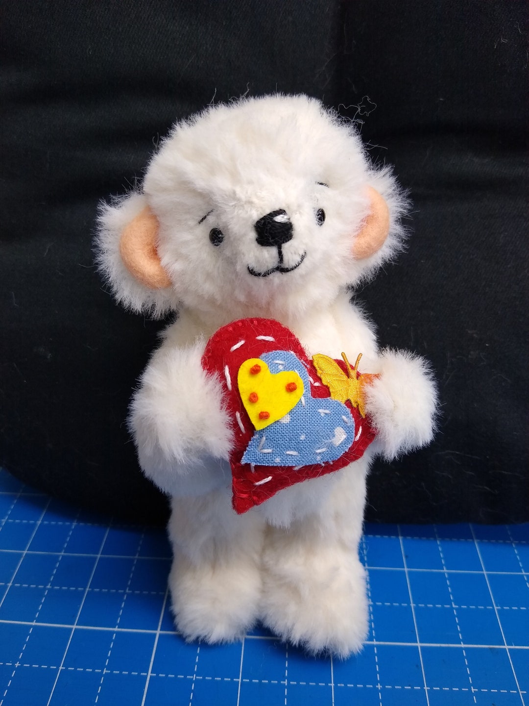 Tiny Teddy Bear Plushy, Gorgeous Love Teddy 13cm Tall, a Unique Loving ...
