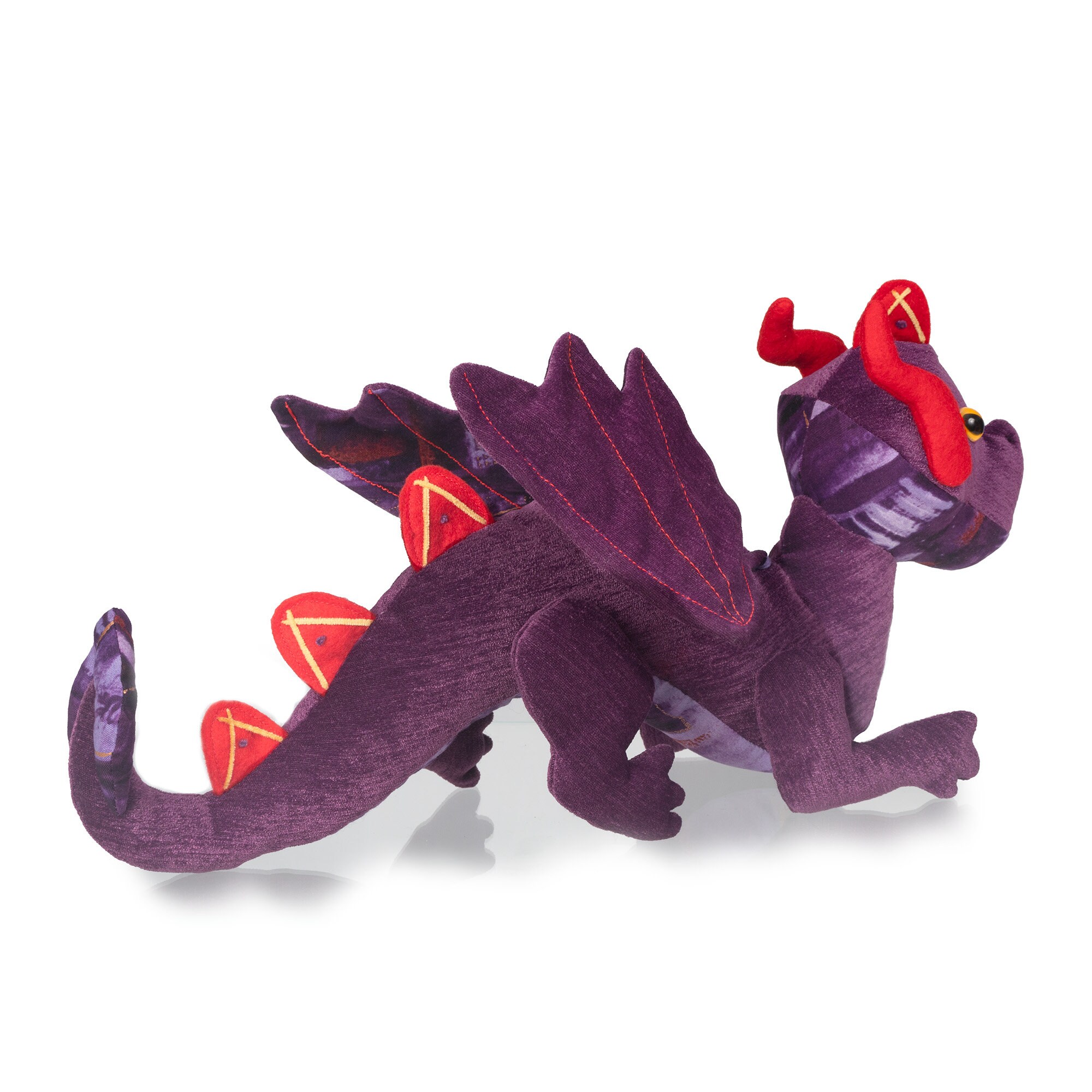 Dragon Plushy Posable. Fabulous Shoulder Dragon With Posable Wings ...