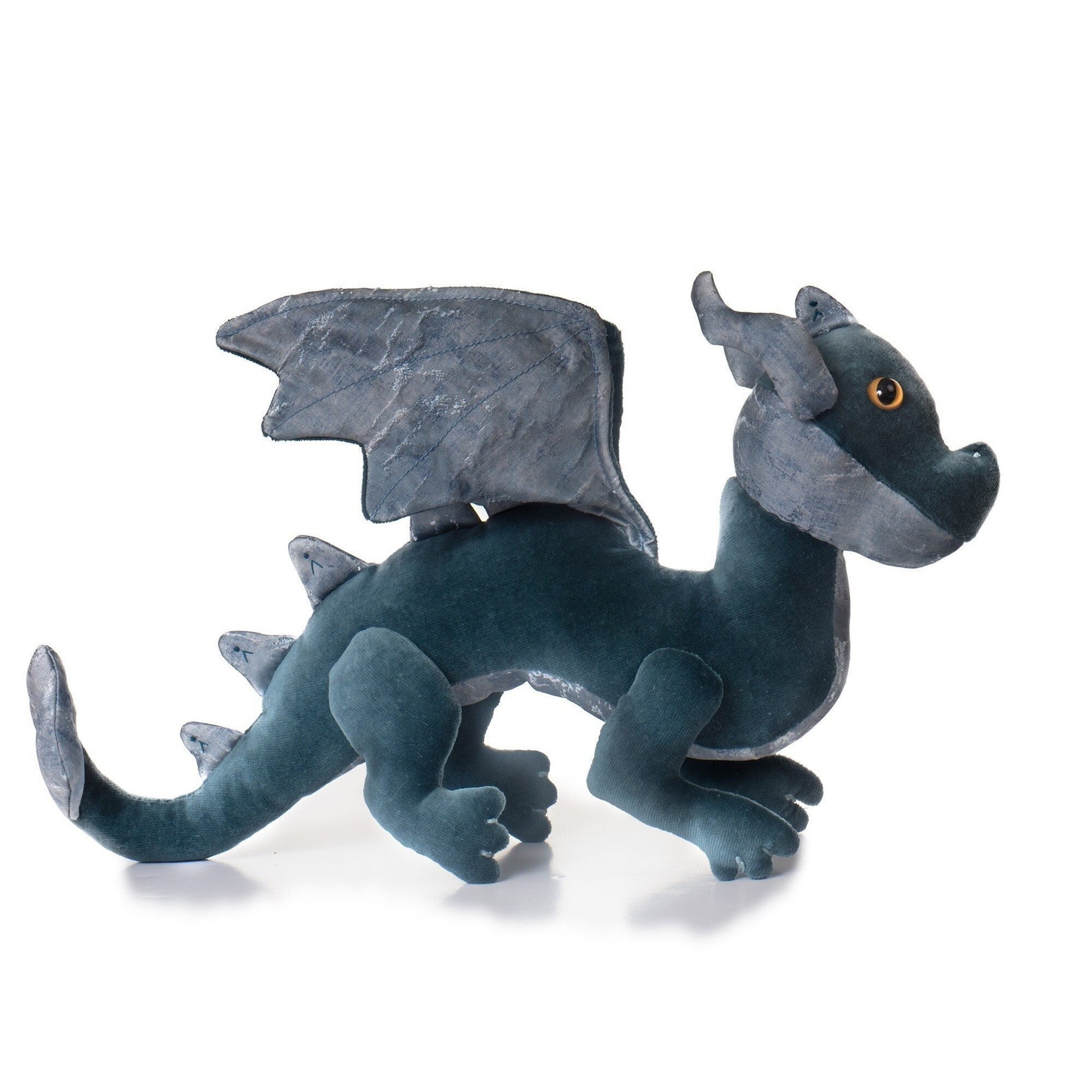 Dragon Plushy, Posable, Fabulous Shoulder Dragon With Posable Wings ...