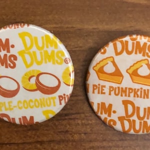 Upcycled Dum-dums Wrapper Pin, Magnet, Zipper Pull, or Keychain 1.25 ...