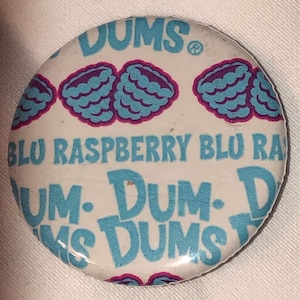 Upcycled Dum-dums Wrapper Pinback Button, Zipper Pull, Magnet, Keychain ...