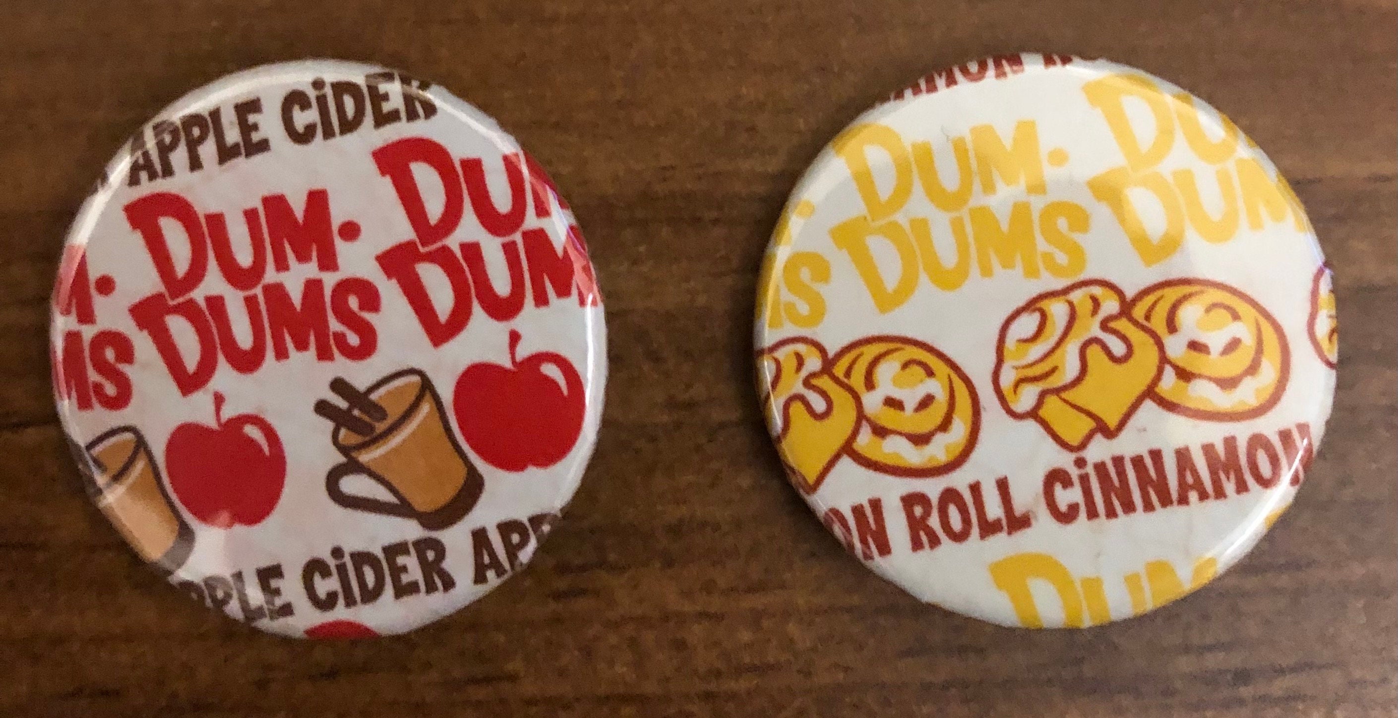 Upcycled Dum-dums Wrapper Pin, Magnet, Zipper Pull, or Keychain 1.25 ...