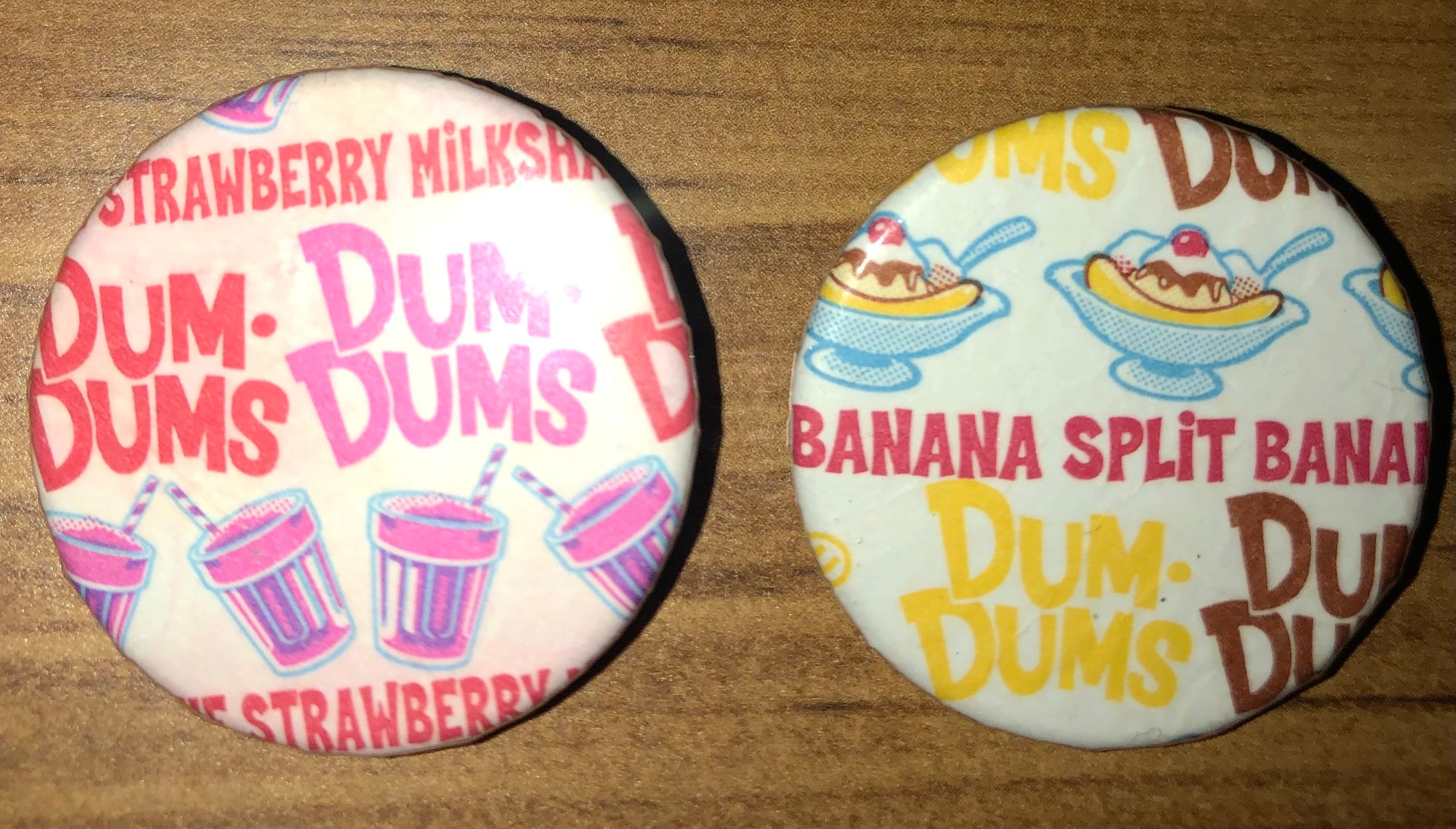 Upcycled Dum-dums Wrapper Pin, Magnet, Zipper Pull, or Keychain 1.25 ...