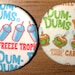 Upcycled Dum-dums Wrapper Pin, Magnet, Zipper Pull, or Keychain 1.25 ...