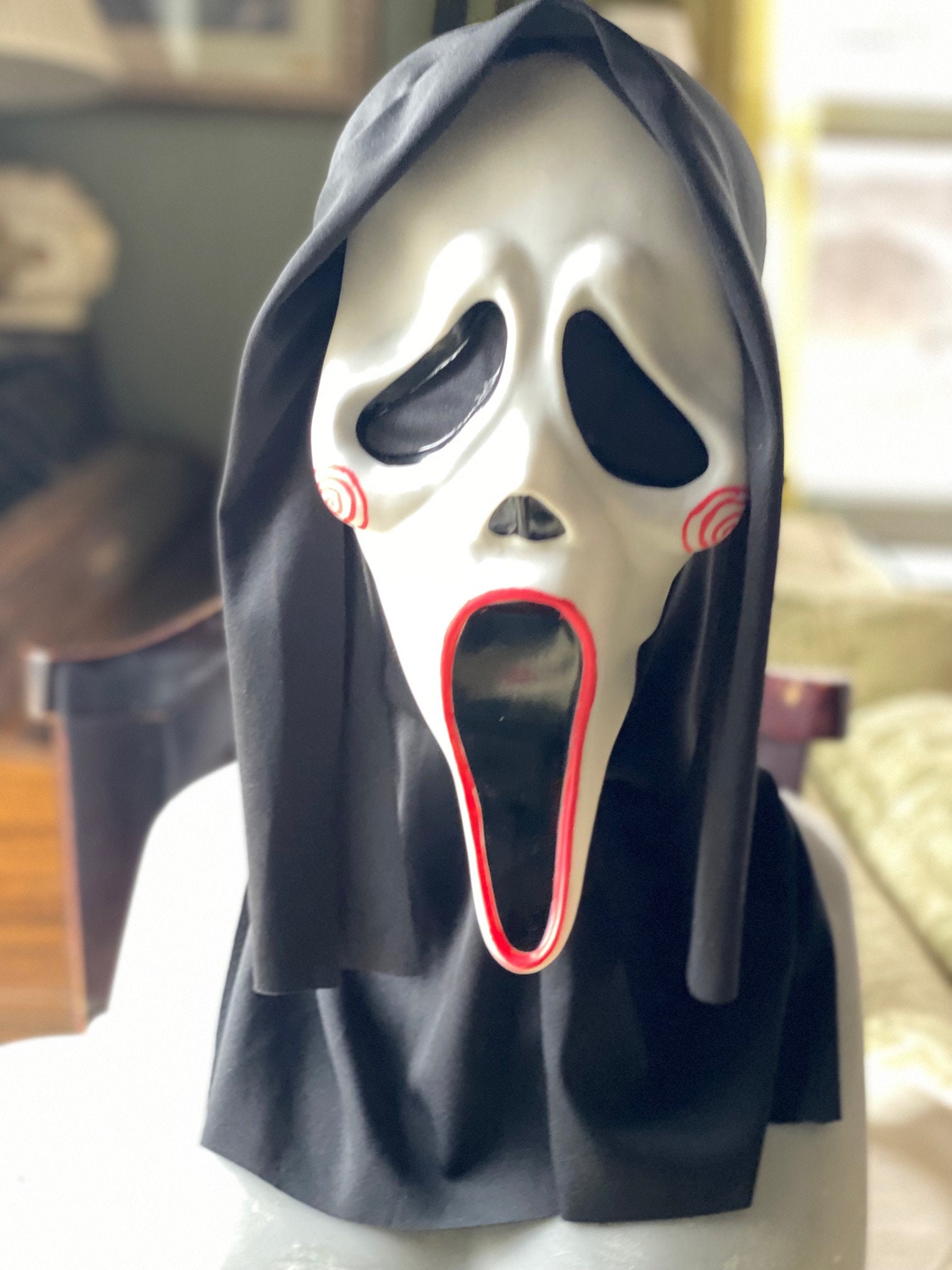 Scream Ghostface Mask Replica (jigsaw Variant) - Etsy