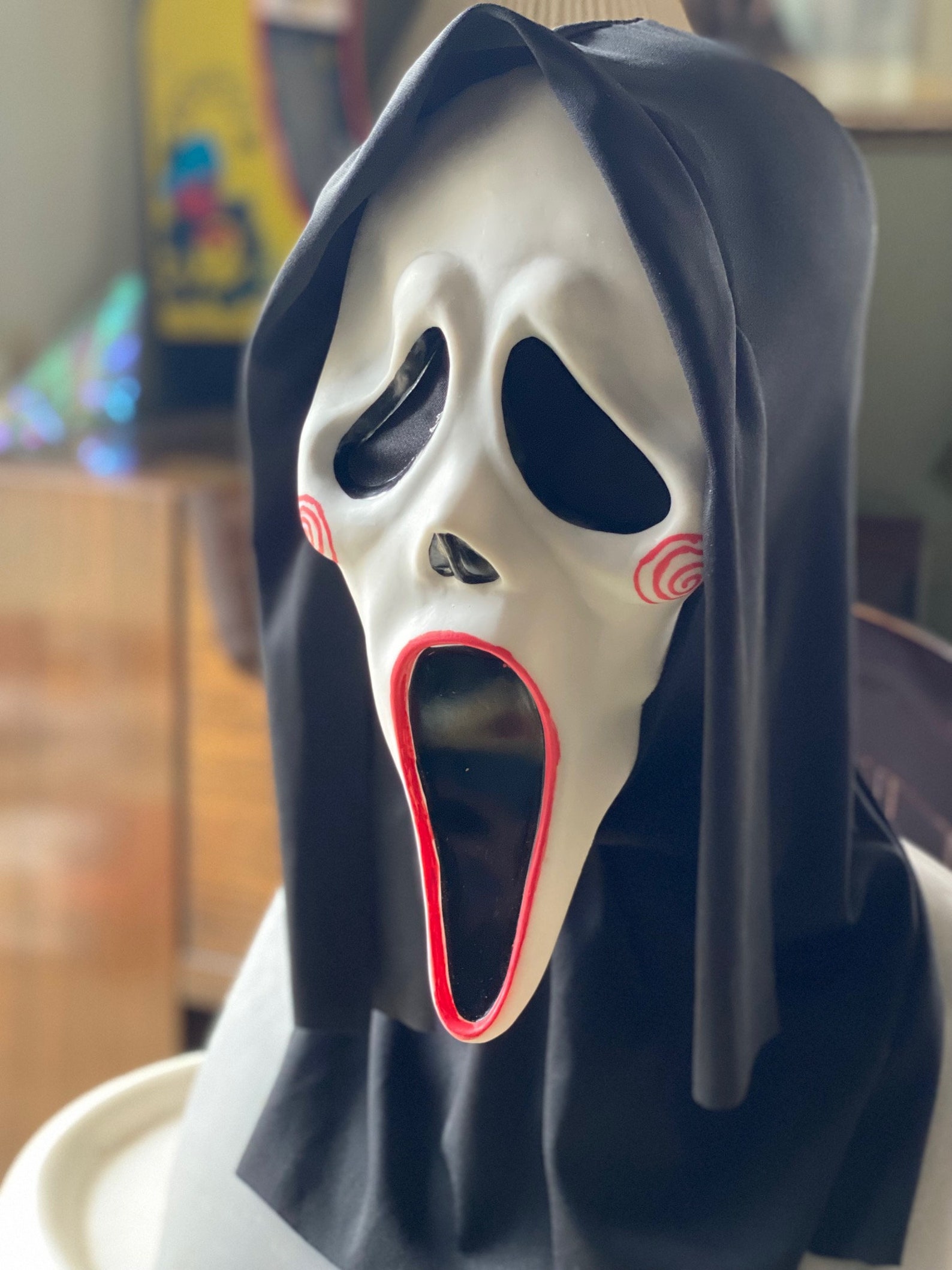 Scream Ghostface Mask Replica (jigsaw Variant) - Etsy