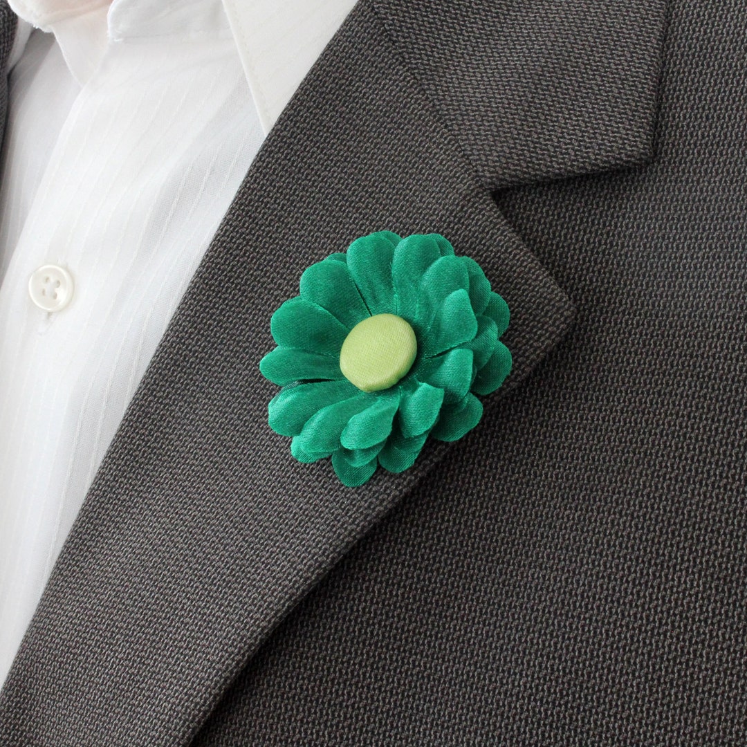 Día de San Patricio Para Hombres Daisy, 2 5cm Lapel Pin Boutonnieres ...