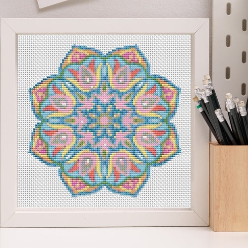 Mandala Sampler Cross Stitch Pattern Instant PDF Download | Etsy