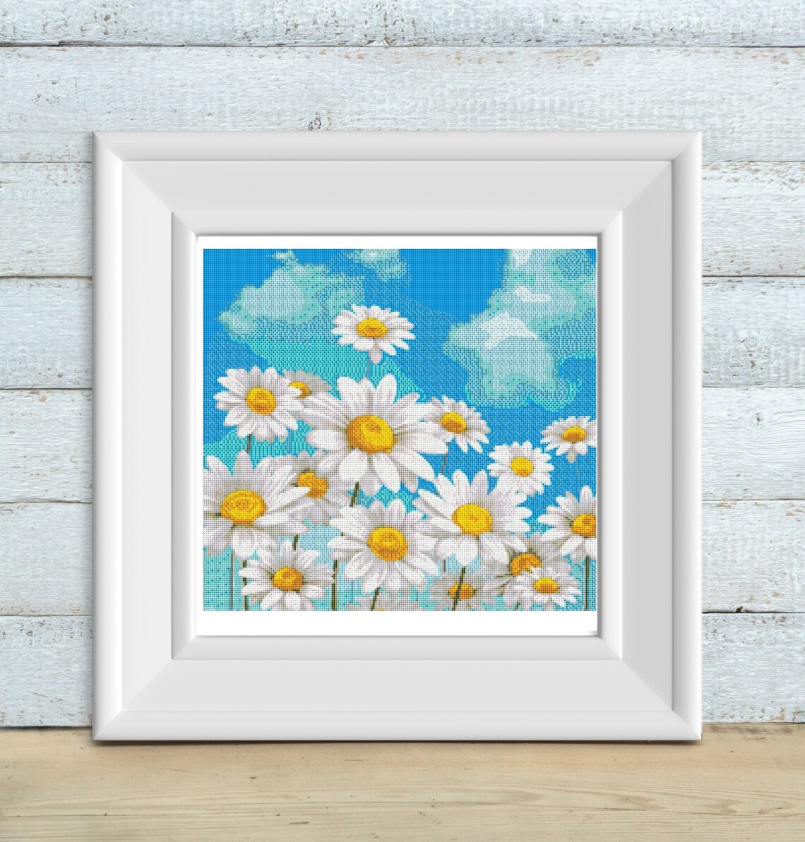 Daisies Cross Stitch Pattern - Etsy