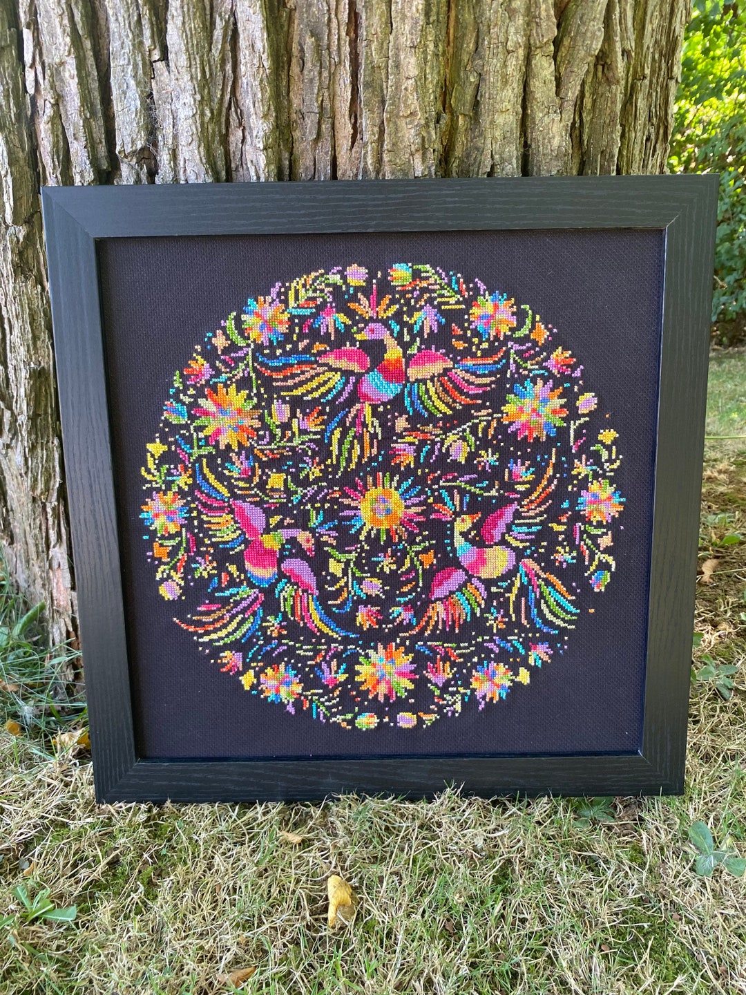 Mexican Circle Cross Stitch Pattern - Instant PDF Download - Etsy
