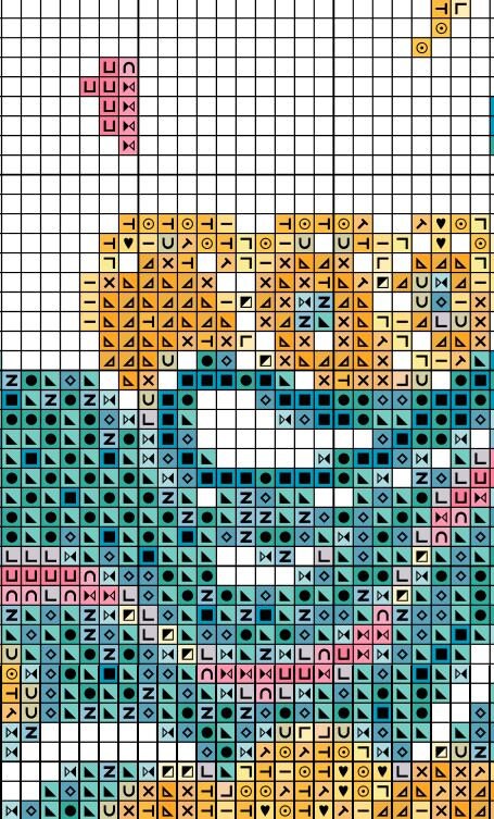 Mandala Drops Cross Stitch Pattern Instant PDF Download | Etsy