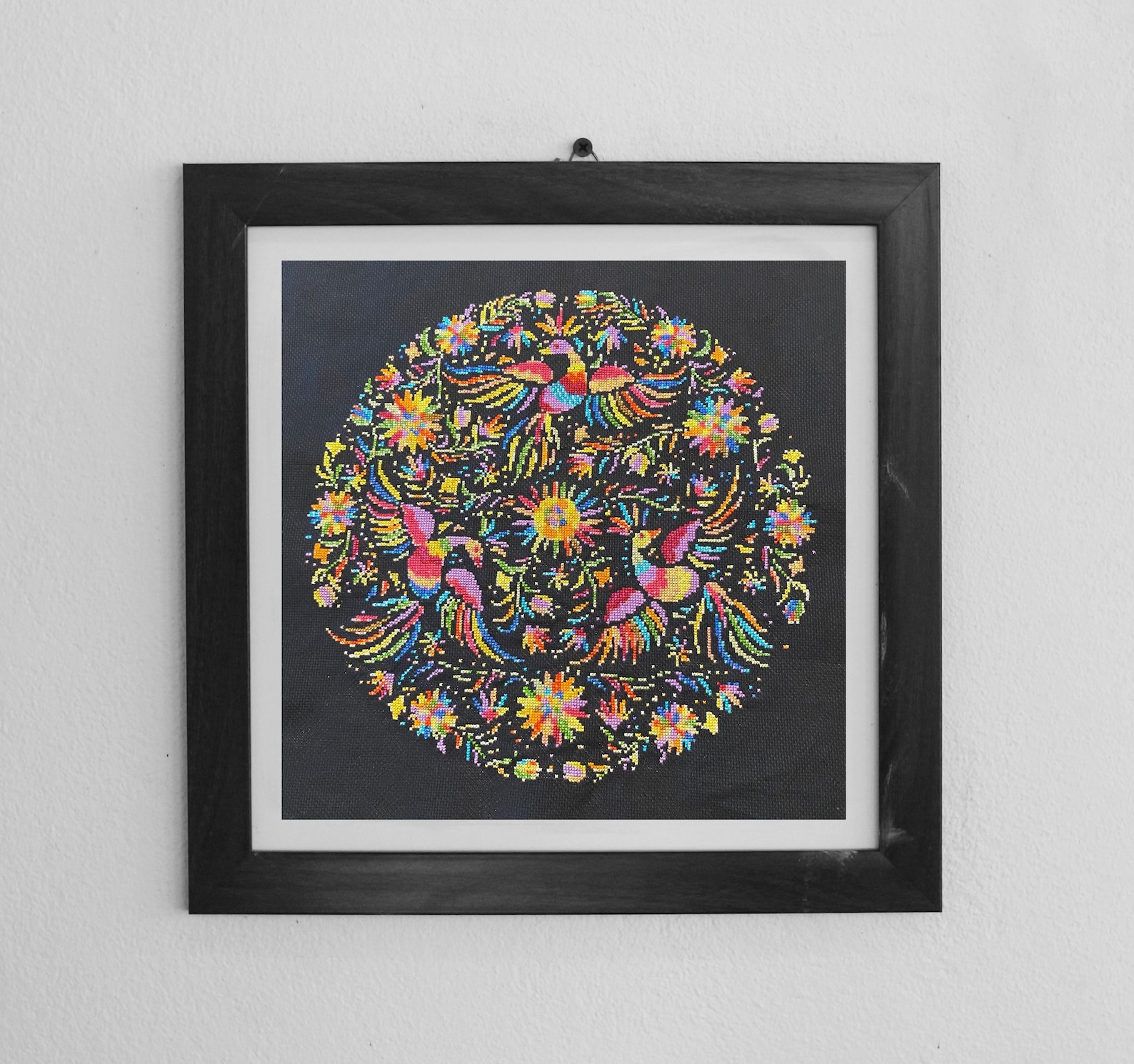 Mexican Circle Cross Stitch Pattern - Instant PDF Download - Etsy