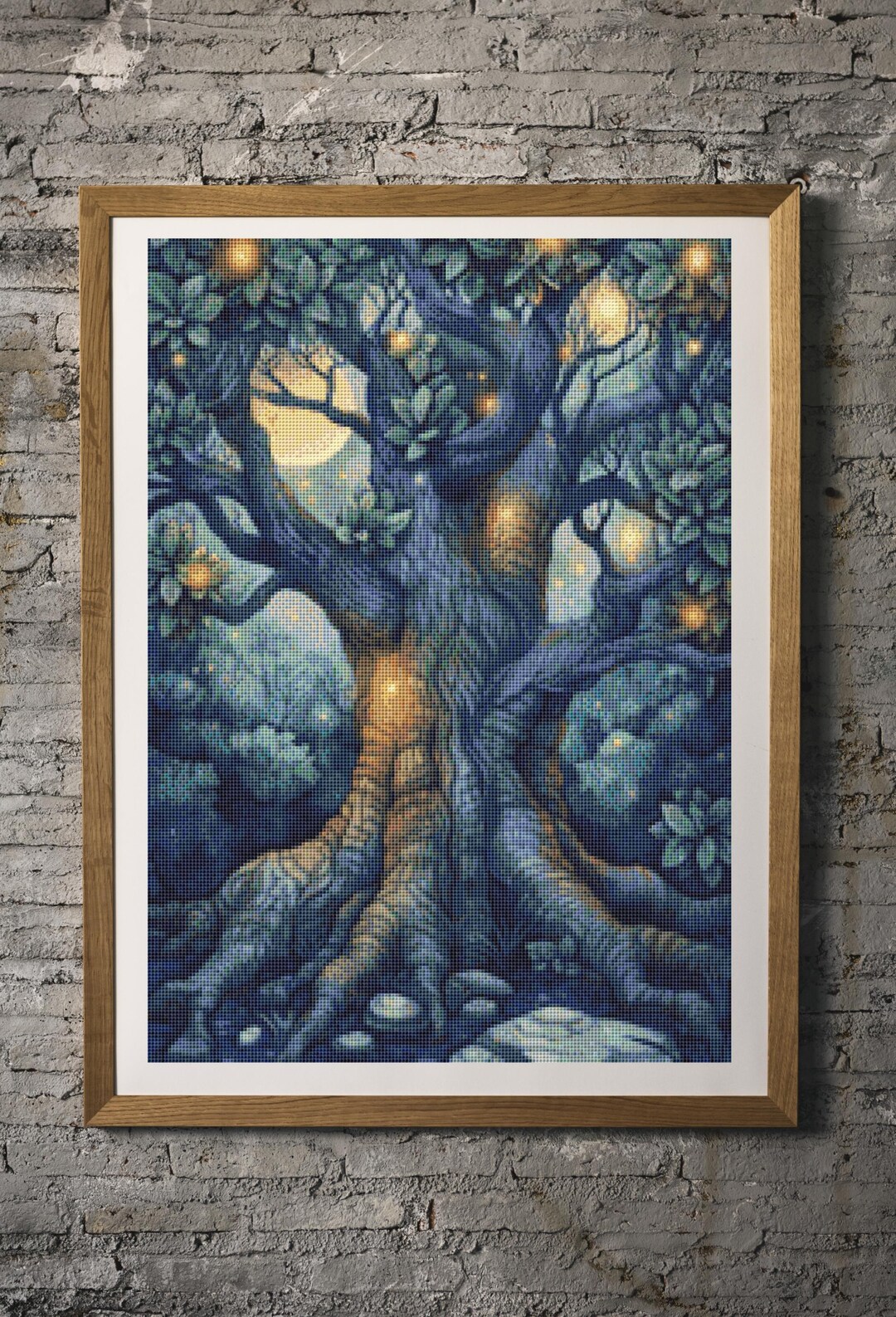 Midnight Tree Stitch Pattern - PDF Download - Etsy