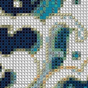Wave Ball Cross Stitch Pattern - Instant PDF Download - Etsy