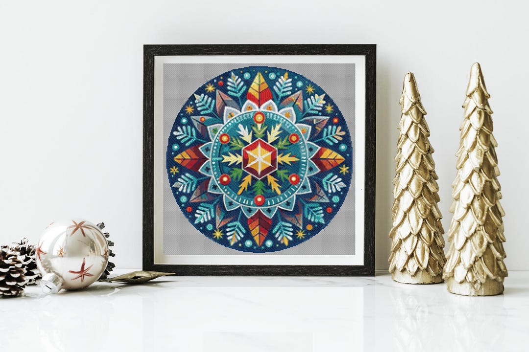 Christmas Fern Cross Stitch Pattern - PDF Download - Etsy