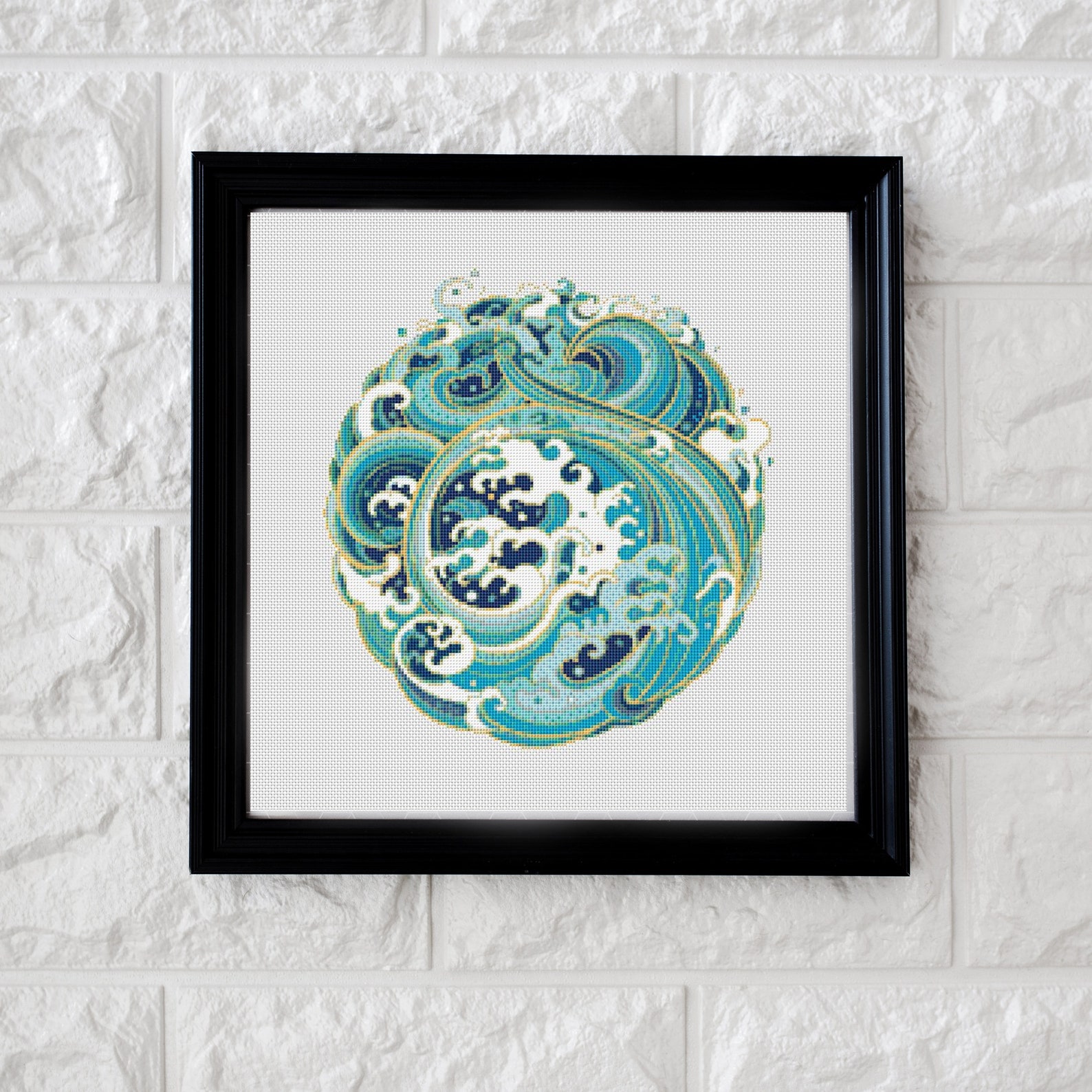 Wave Ball Cross Stitch Pattern - Instant PDF Download - Etsy