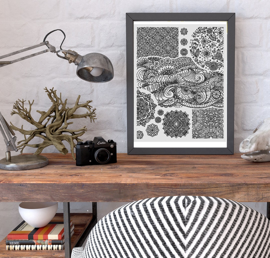 Mandala Sampler 2 Cross Stitch Pattern - Instant PDF Download - Etsy