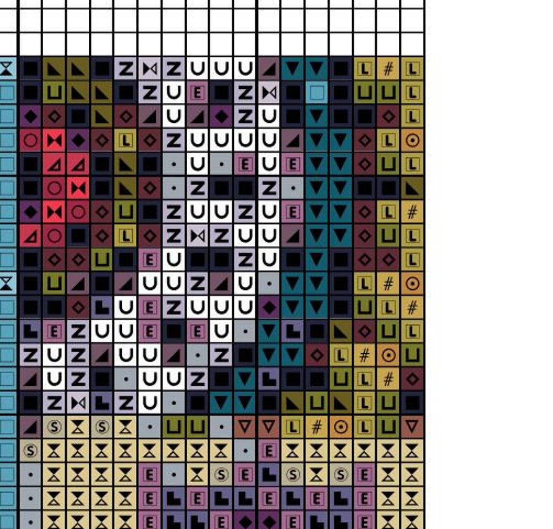Mandala Letter D Cross Stitch Pattern | Etsy
