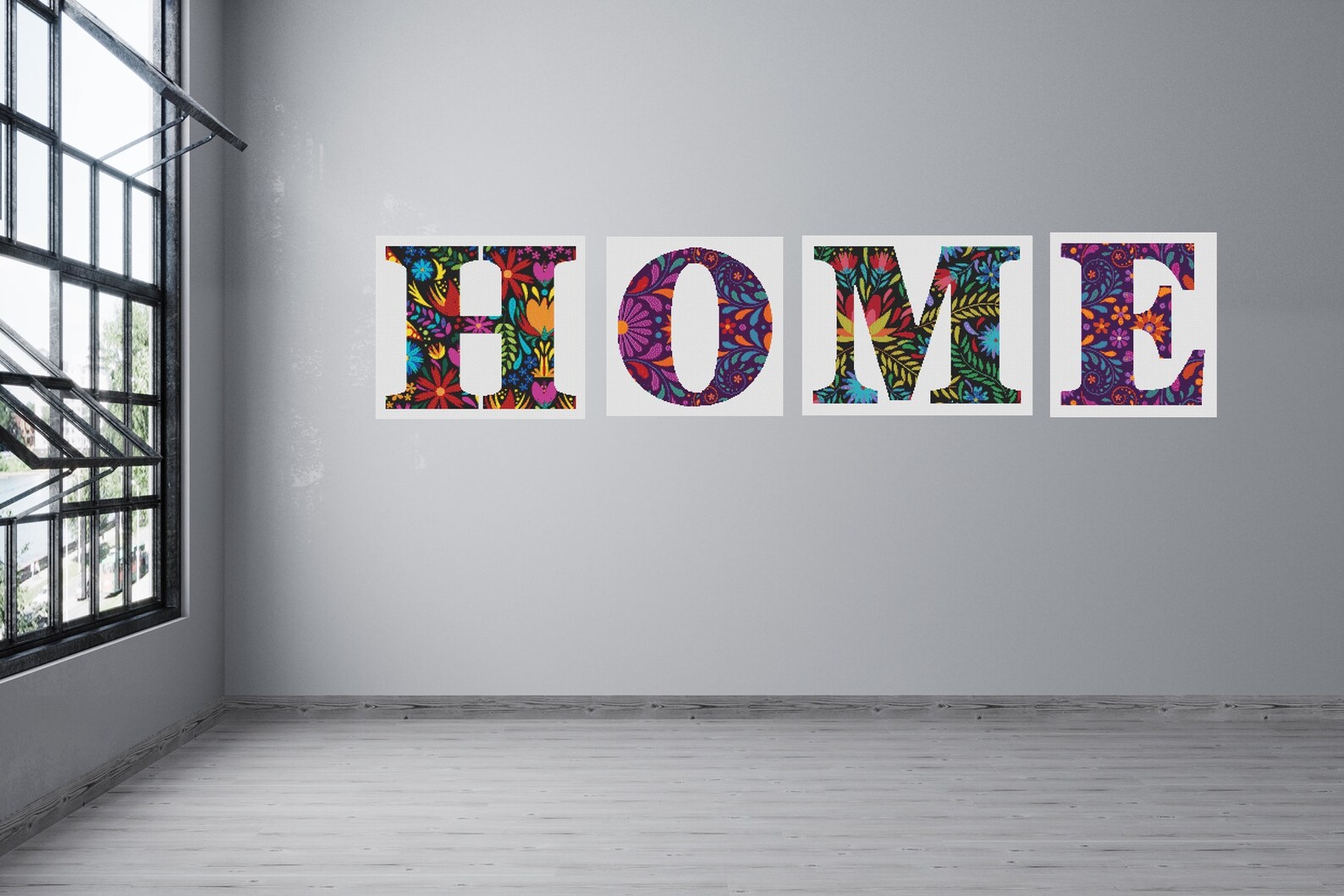 Mexican Alphabet Letter B Cross Stitch Pattern - Instant PDF Download ...