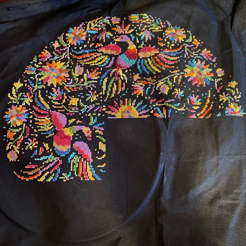 Mexican Circle Cross Stitch Pattern - Instant PDF Download - Etsy UK