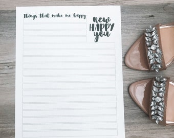 MINI Happy to Do List Reminder Tracker Cute Kawaii Planner - Etsy