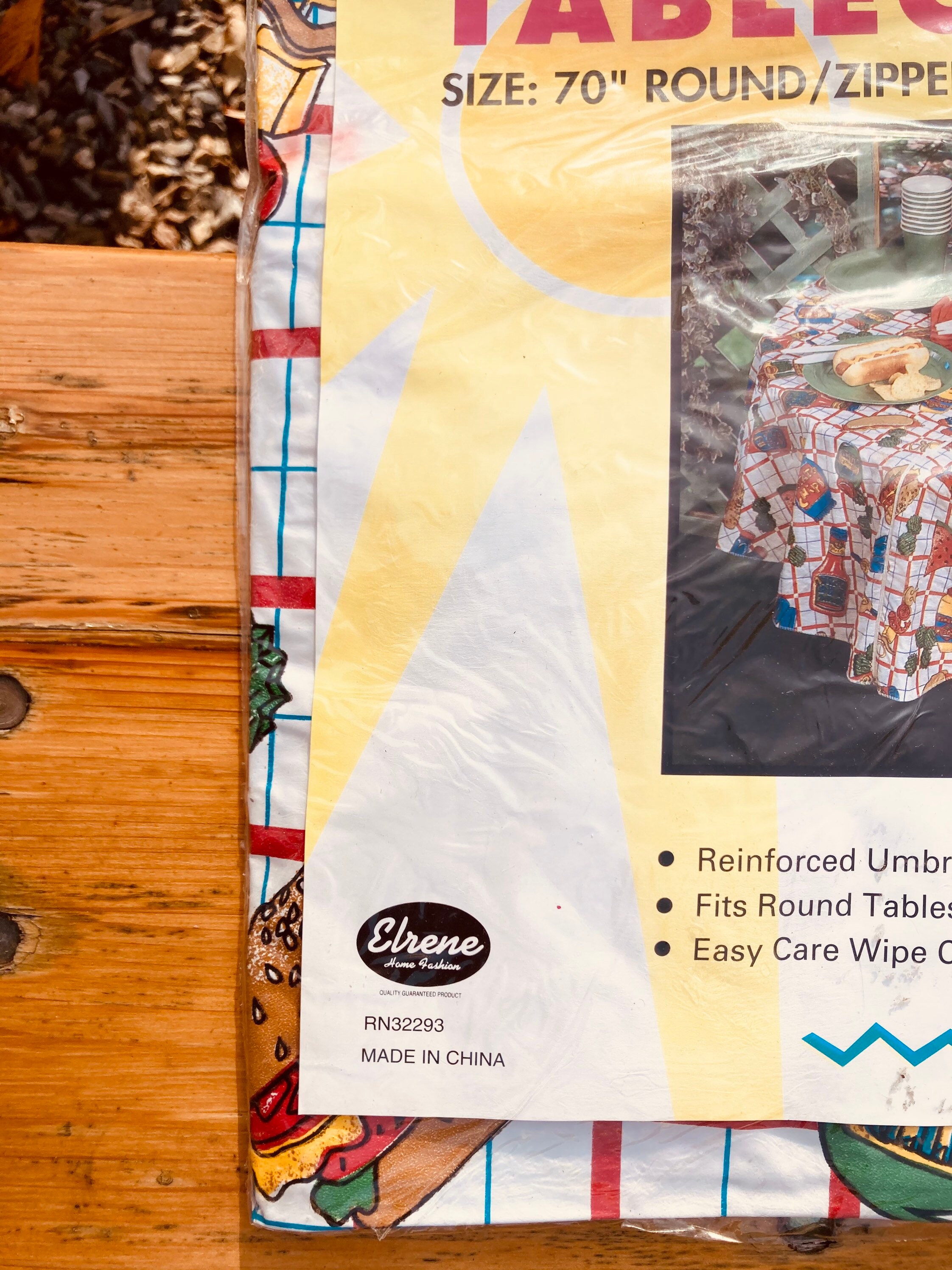 Vintage BBQ Picnic Vinyl Tablecloth - Etsy