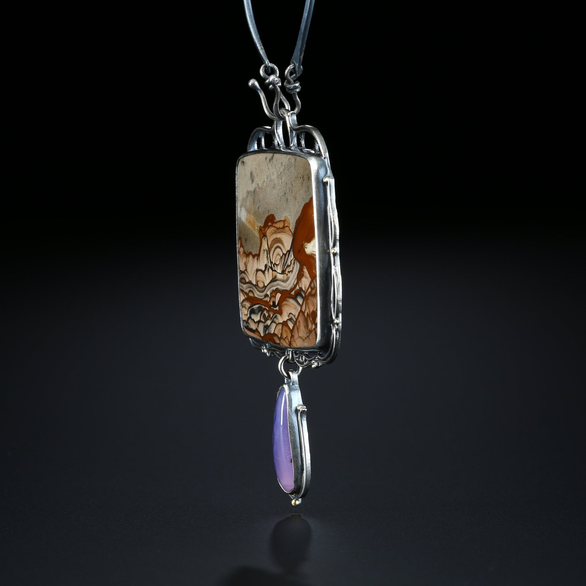 Deschutes Jasper and Holley Blue Agate Centerpiece - Etsy