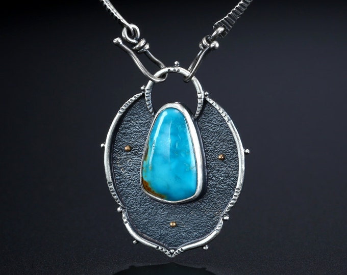 Pinto Valley Turquoise Centerpiece - Etsy