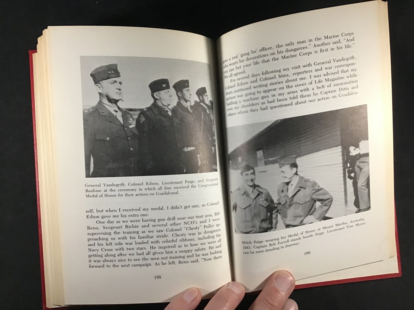 Vintage Marine Named Mitch by Col. Mitchell Paige 1st | Etsy