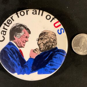 Vintage Carter for All of Us - 1976 Presidential Campaign Pinback ...