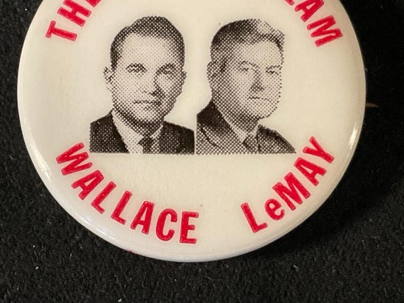Vintage The Winning Team Wallace-LeMay Jugate Politic… - Gem
