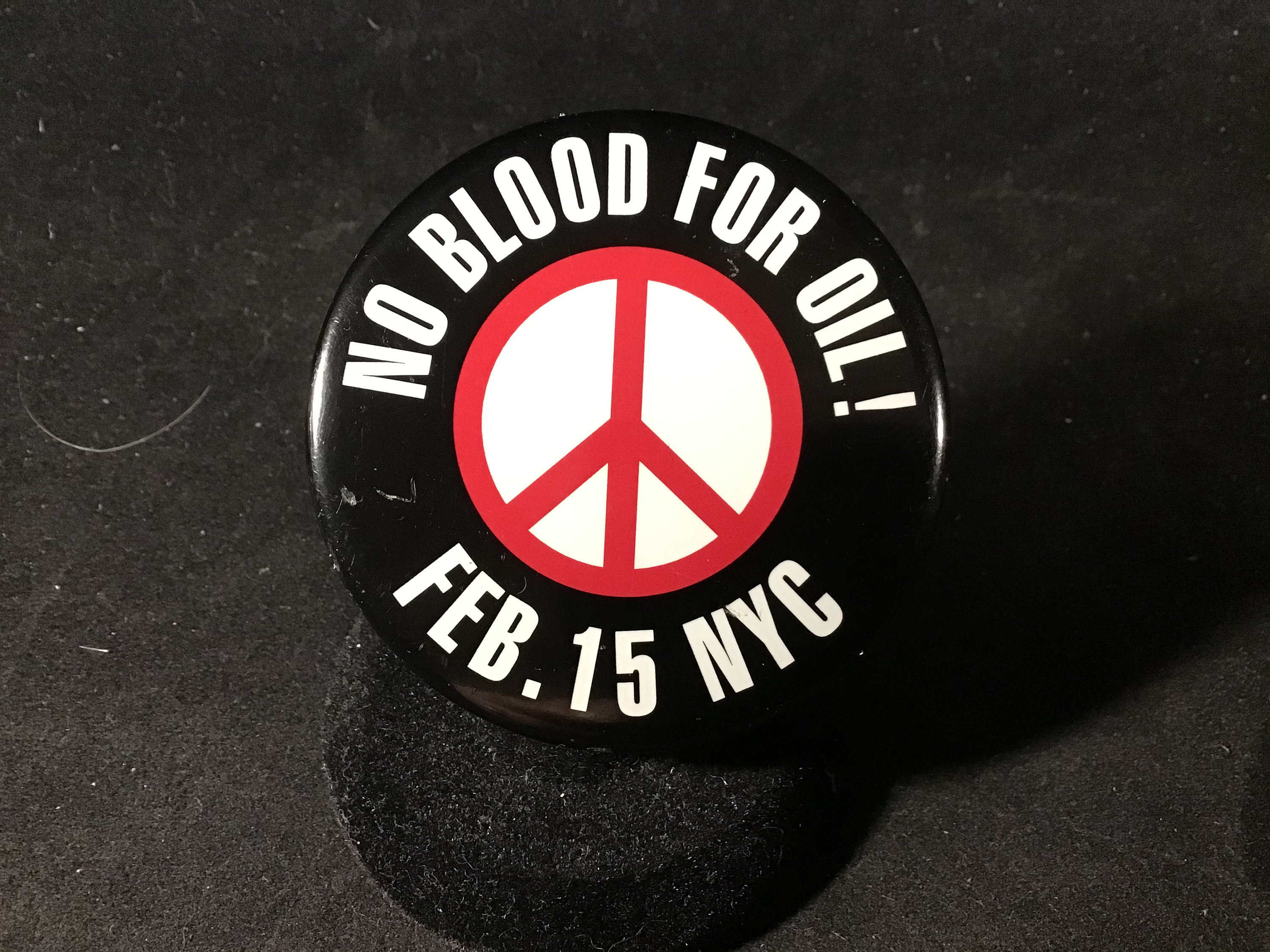 Vintage No Blood For Oil Feb. 15 NYC Anti-War Peace Protest | Etsy