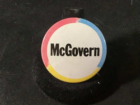 Vintage McGovern Pastel Color Presidential Campaign P… - Gem