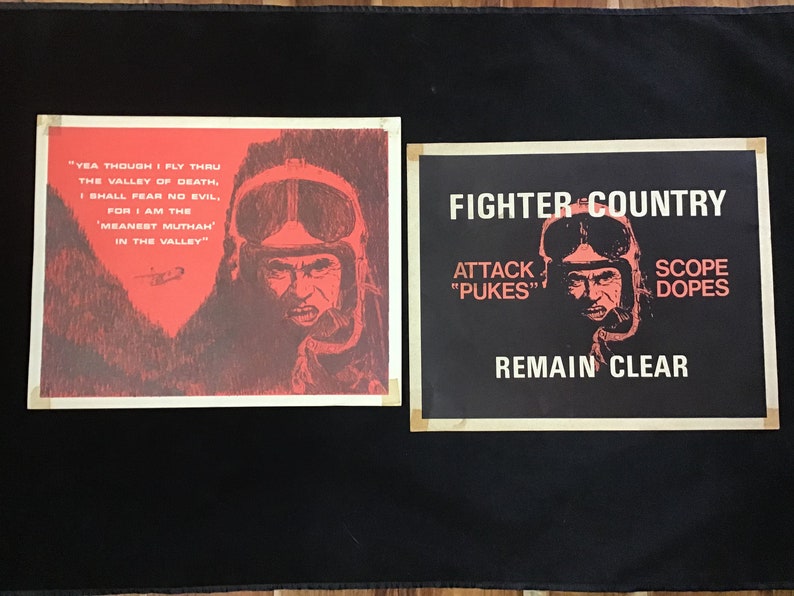 Vintage Korean Vietnam War Fighter Pilot Inspiration Wall - Etsy