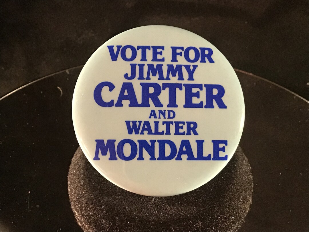 Vintage Vote for Jimmy Carter and Walter Mondale - 1976 Presidential ...