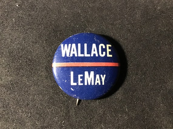 Vintage Wallace Lemay 1968 Campaign Pinback/button George | Etsy