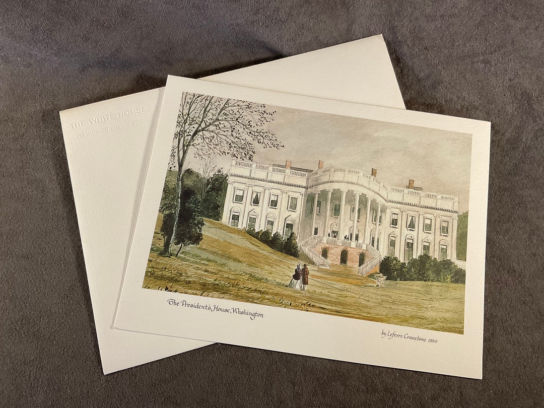 Vintage 1979 Jimmy & Rosalynn Carter White House Christmas Card - Etsy