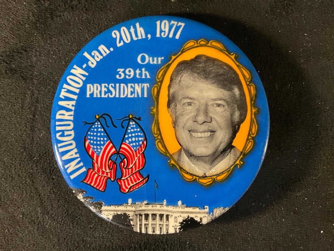 Vintage Jimmy Carter 1977 2 1/4” Inauguration Pinback/button - 1977 ...
