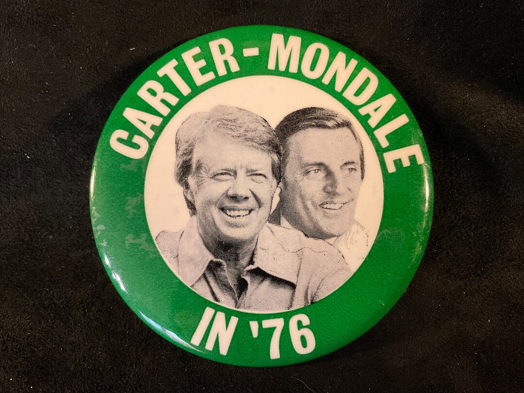 Vintage Carter Mondale in 76 1976 Jimmy Carter - Etsy