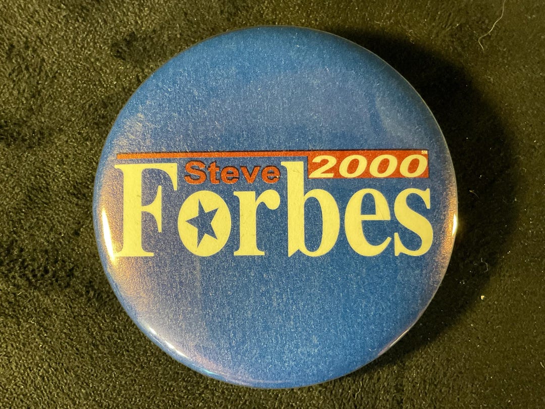 Vintage Steve Forbes 2000 - Steve Forbes 2000 GOP Presidential Campaign ...