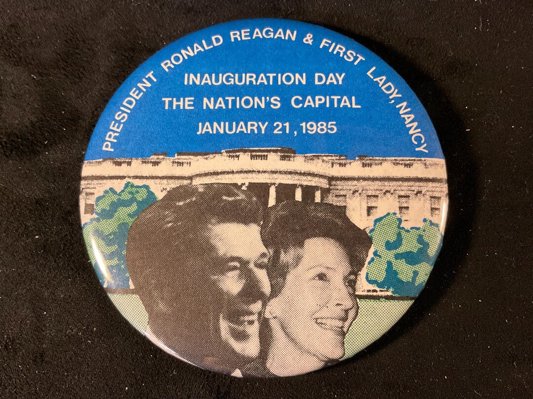 Vintage President Ronald Reagan & First Lady Nancy Inauguration Day the ...
