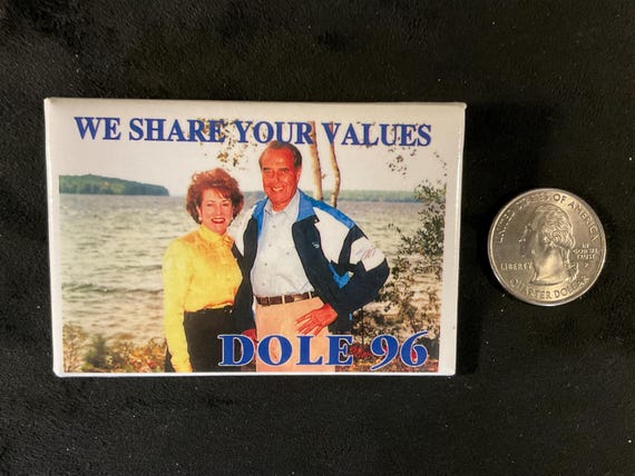 Vintage We Share Your Values Dole 96 - Bob and Elizab… - Gem