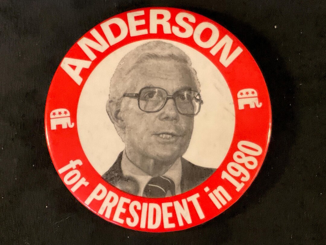 Vintage Anderson - for President in 1980 - John Anderson Republican ...