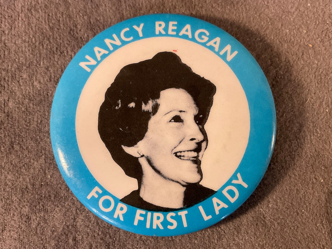 Vintage Nancy Reagan for First Lady - 1980’s Reagan Presidential ...