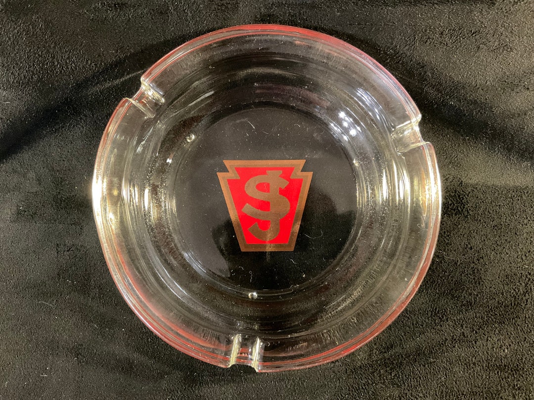Vintage Pennsylvania Keystone Glass Ashtray With SJ Logo - Etsy