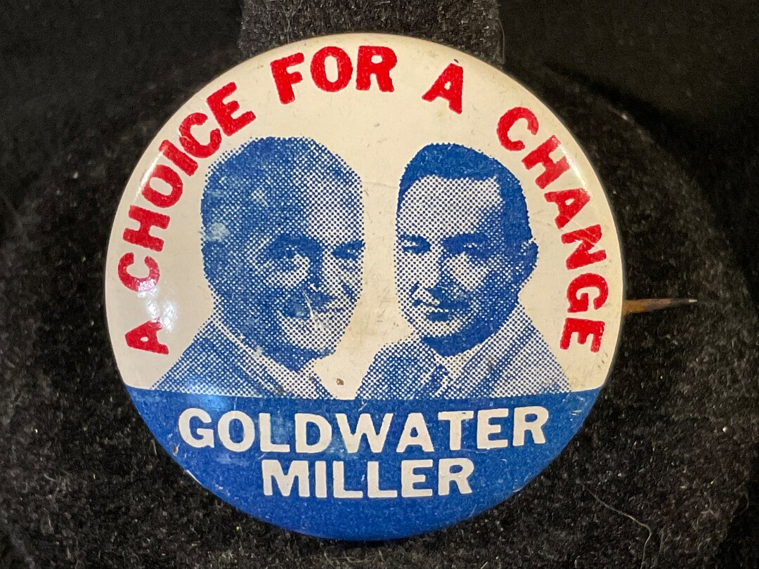 Vintage A Choice for A Change Goldwater/miller - 1964 Barry Goldwater ...